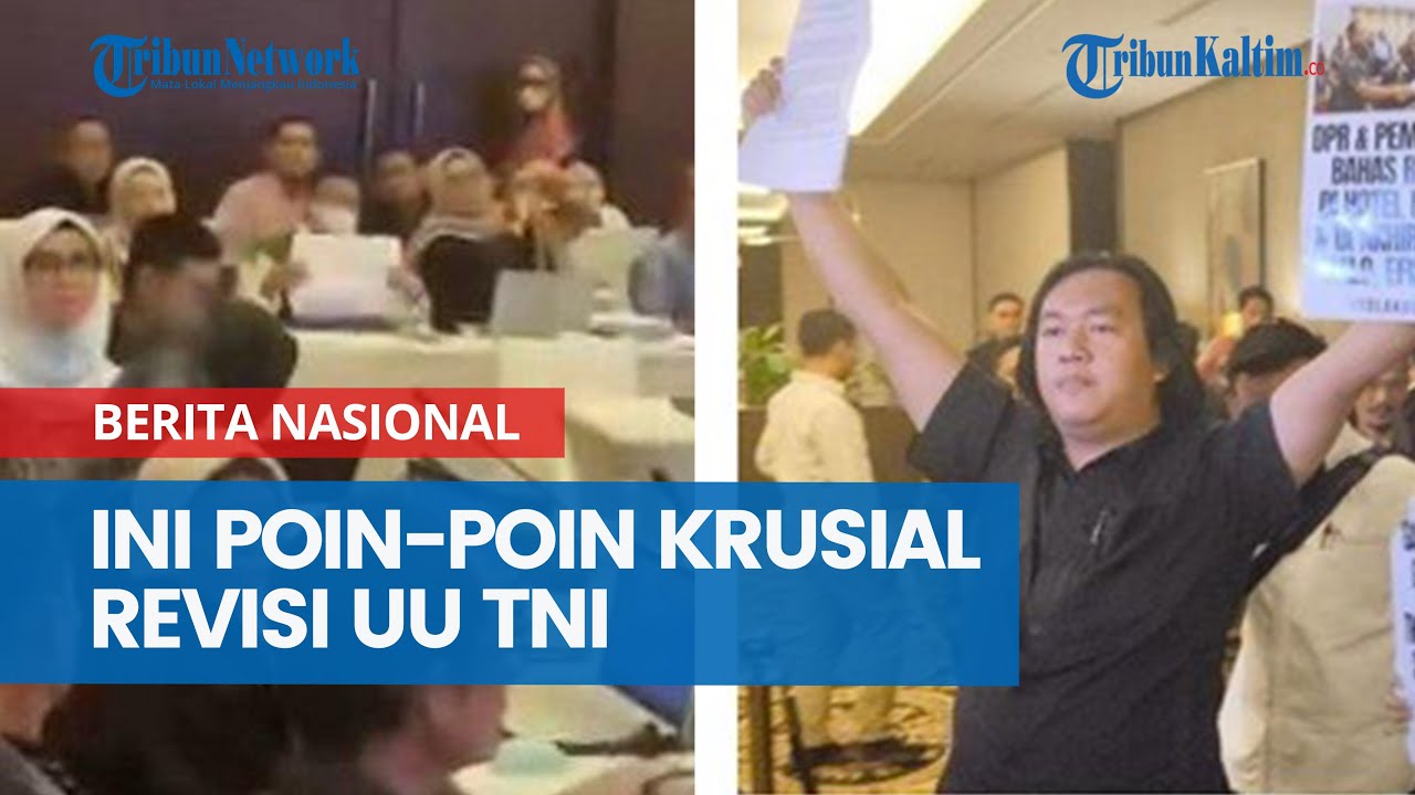 Ini Poin-poin Krusial Revisi UU TNI: Pemberantasan Narkotika Masuk ...
