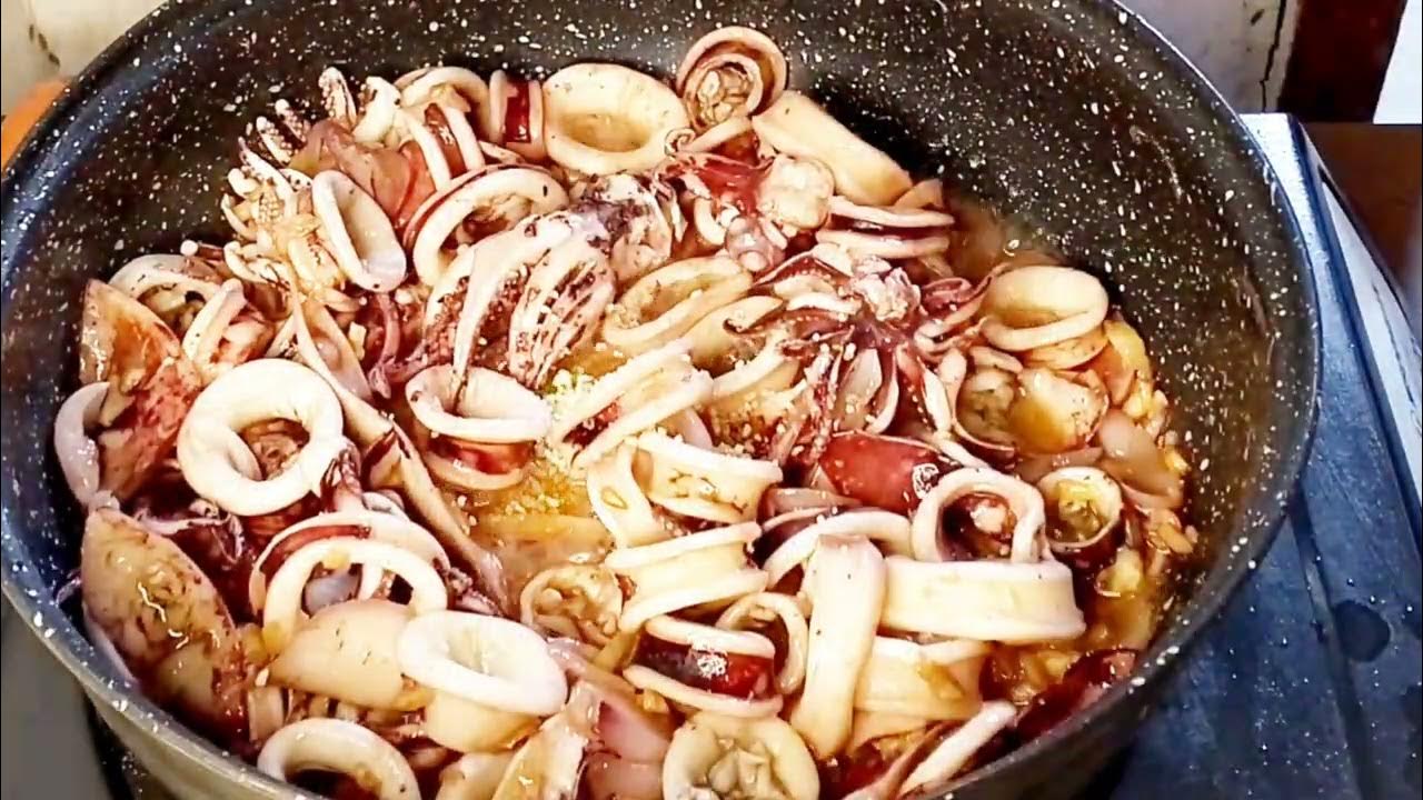 Ganitong Luto naman ng Pusit, andaming sauce Subukan nyo, at siguradong matatakam kayo. - YouTube