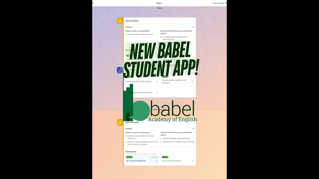 Learn about our Babel Student App! - YouTube