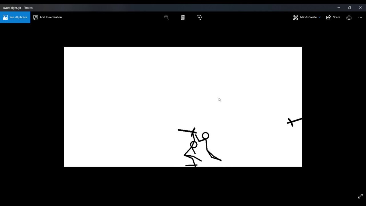 sword fight (animation) - YouTube