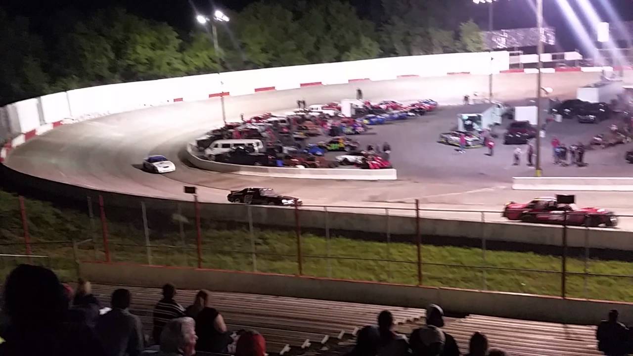 May 14th 2016 hobby stock race huntsville speedway🚘🚗💥⚡🔧🔨🔩 - YouTube