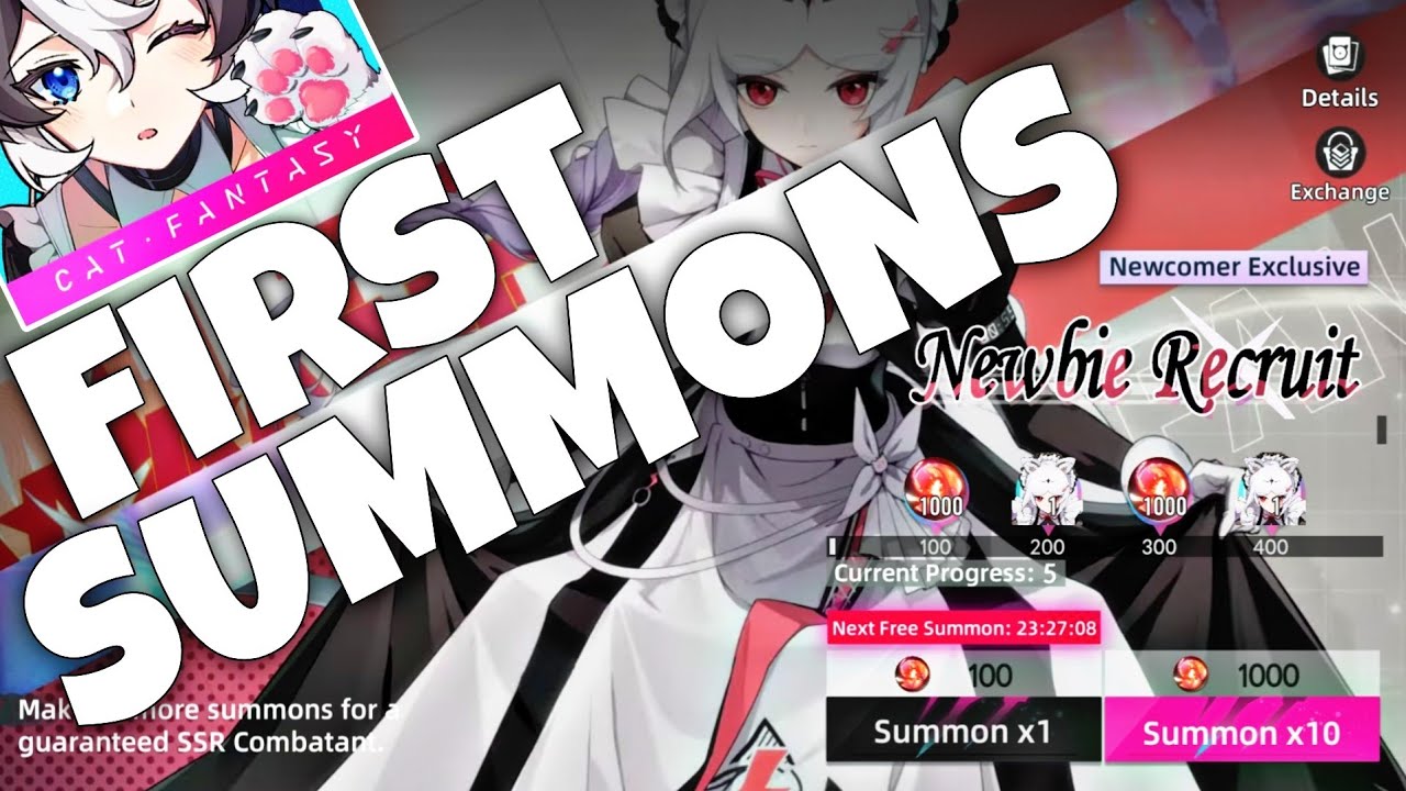 First Time Summons | Cat Fantasy - YouTube