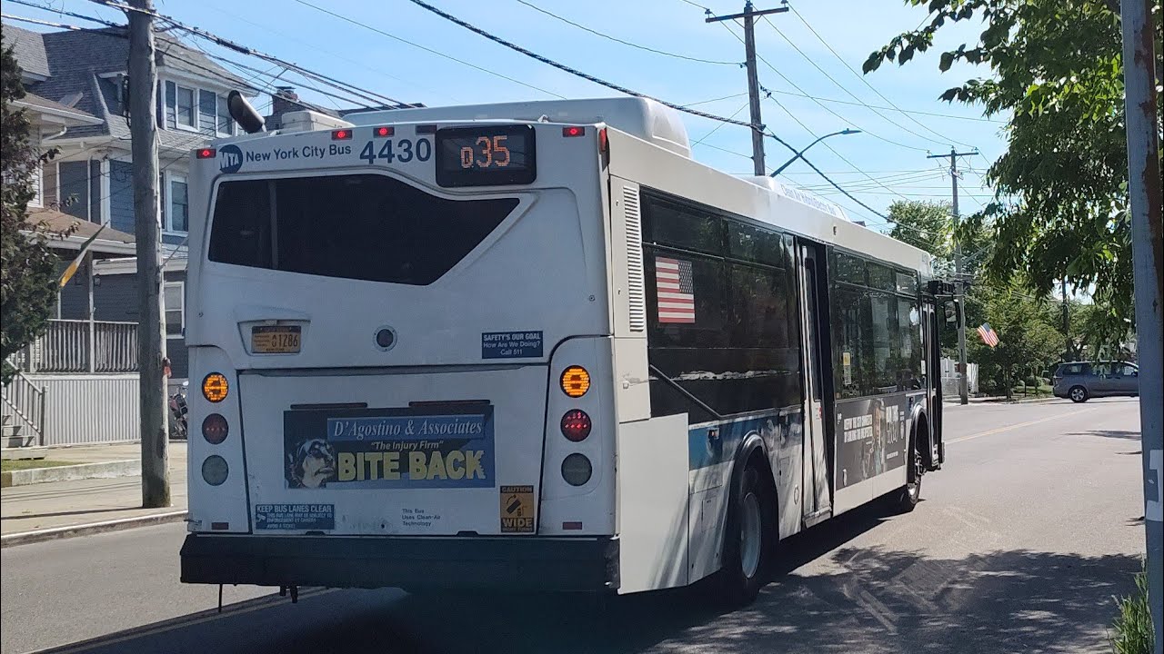 MTA Bus Company: 2009 Orion VII NG HEV #4430 on the Q35 @ Rockaway Park ...