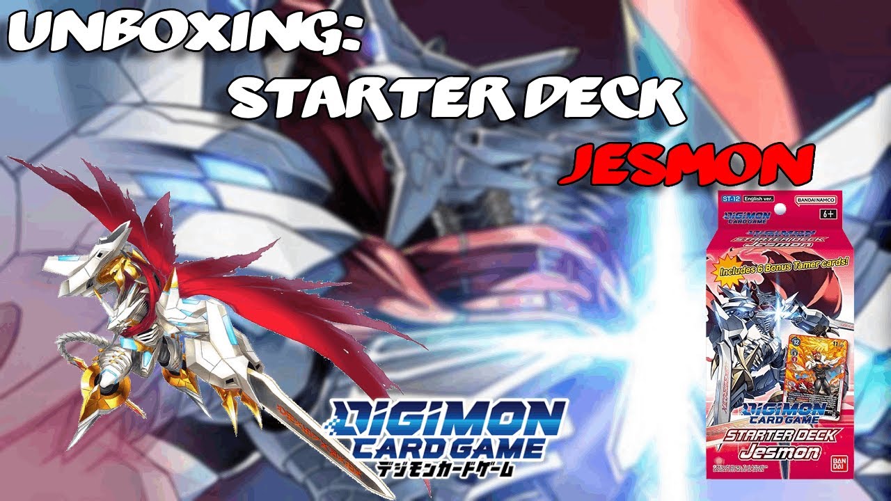 UNBOXING STARTER DECK JESMON | Digimon TCG | Unboxing - YouTube