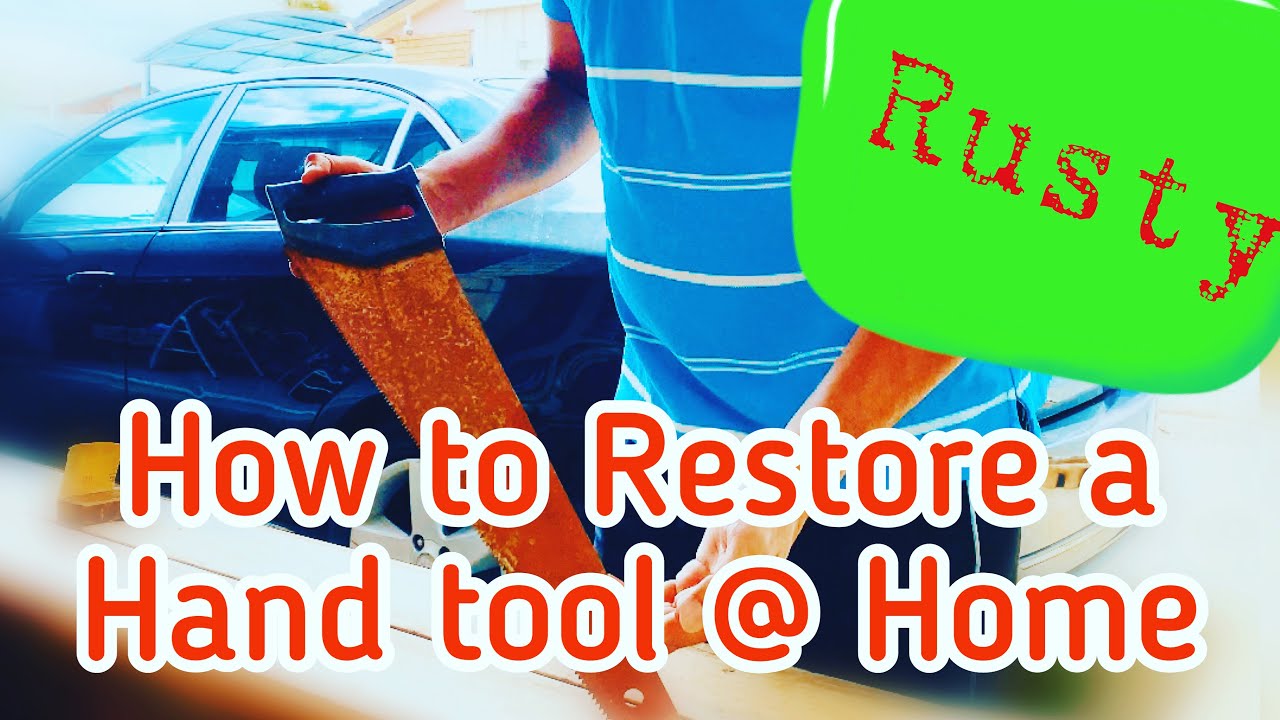 #How to restore rusty hand saw at home? - YouTube