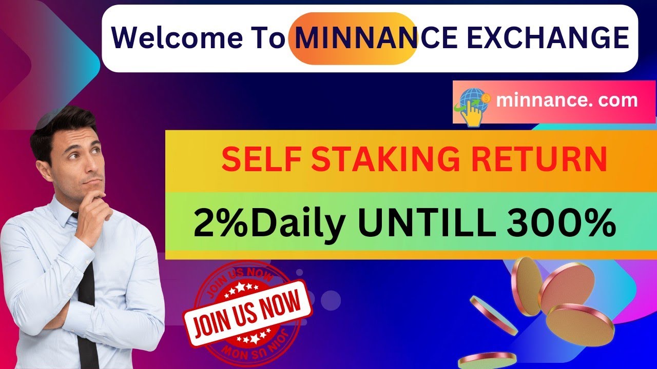 MINNANCE EXCHANGE!! Self Staking Daily Return 2% UNTILL 300% - YouTube