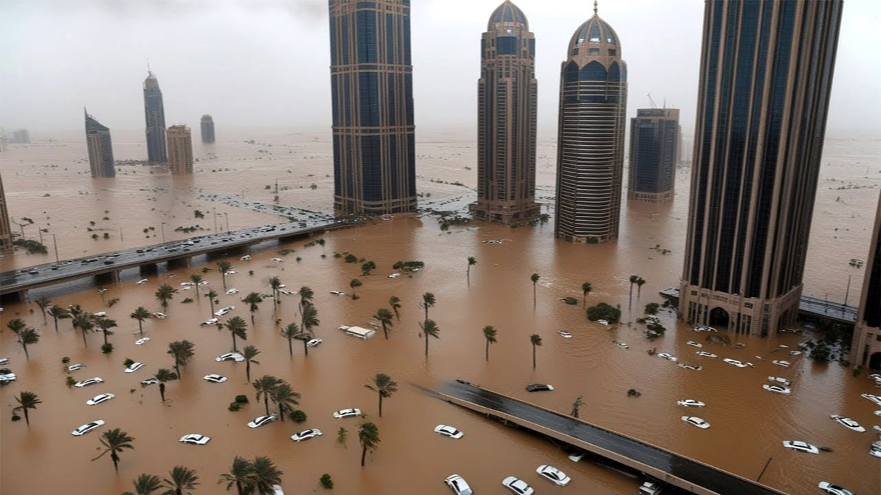 Destroyed in 2 minutes in Saudi Arabia! Massive flood in Mecca sweeps ...