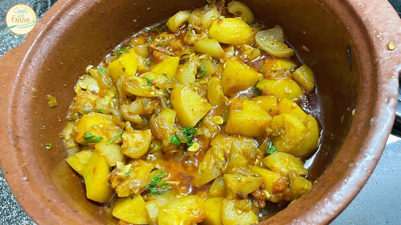 Aloo Tinday Recipe | Simple Aloo Tinday Ki Sabzi Recipe By Cook With ...