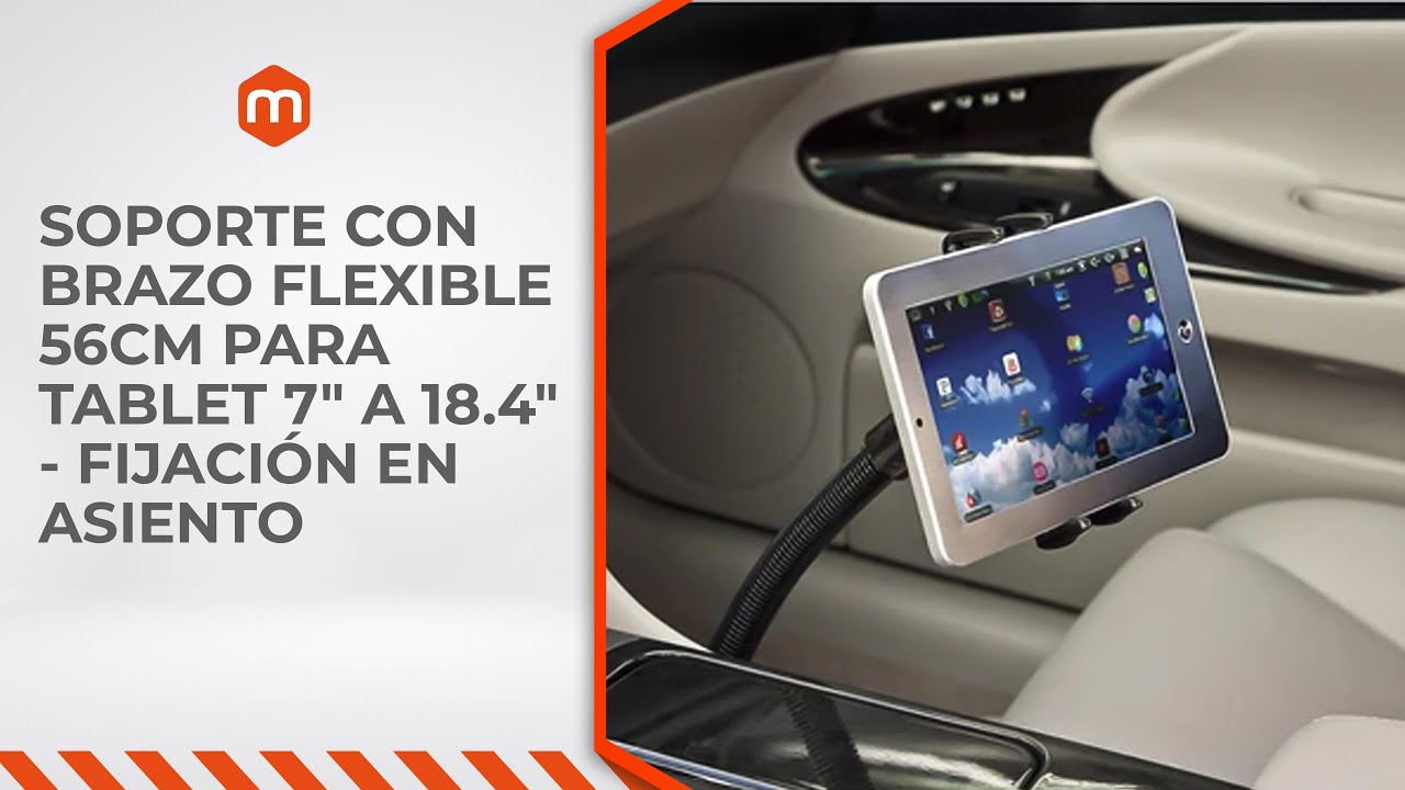 Soporte con brazo Flexible 56cm para tablet 7" a 18.4" - Fijación en ...