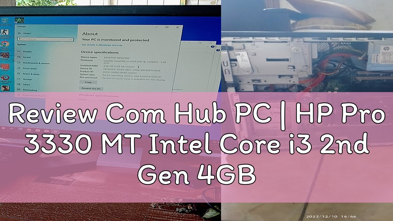 Review Com Hub PC | HP Pro 3330 MT Intel Core i3 2nd Gen 4GB RAM DDR3 ...