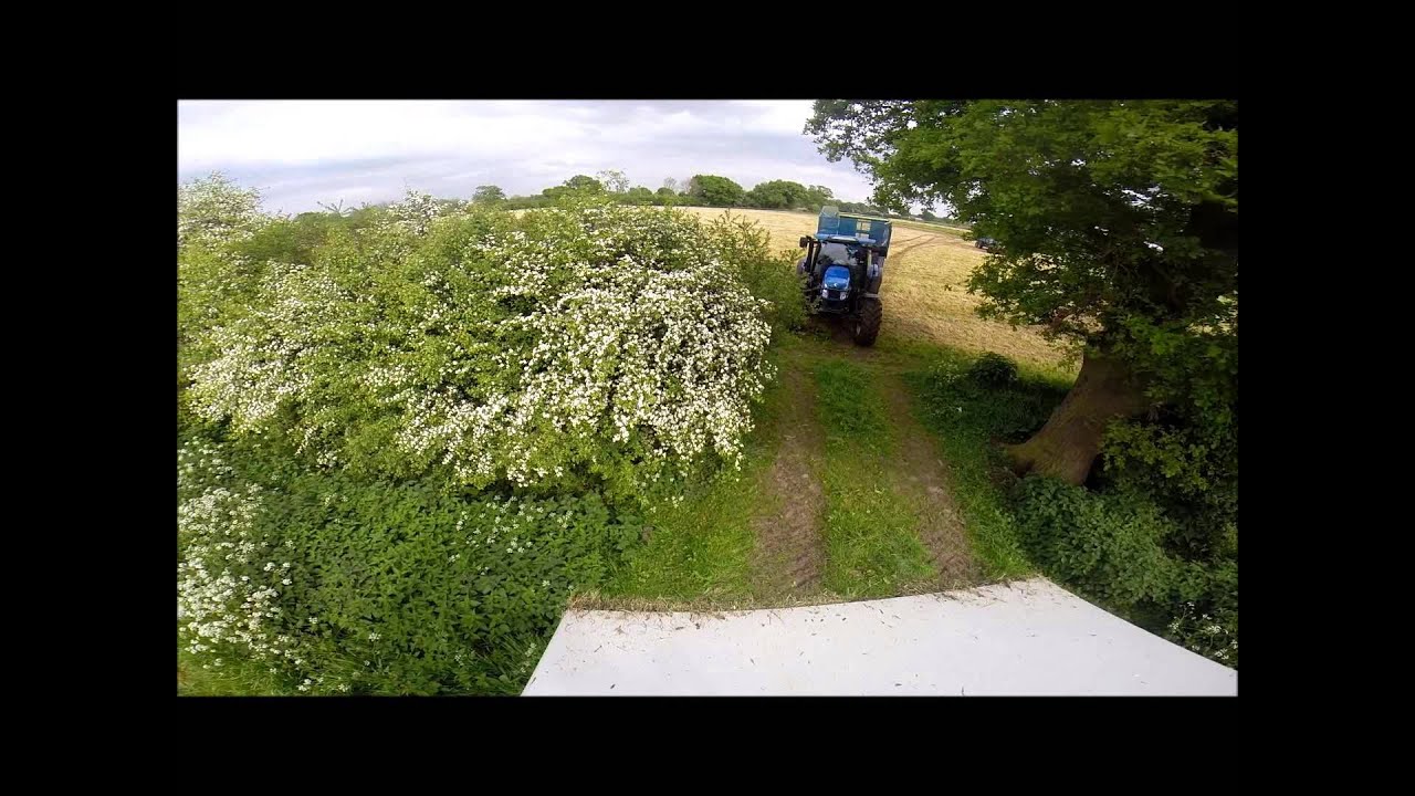 Silage 2014 - First Cut silage completed by Reaseheath College Students in Cheshire - YouTube
