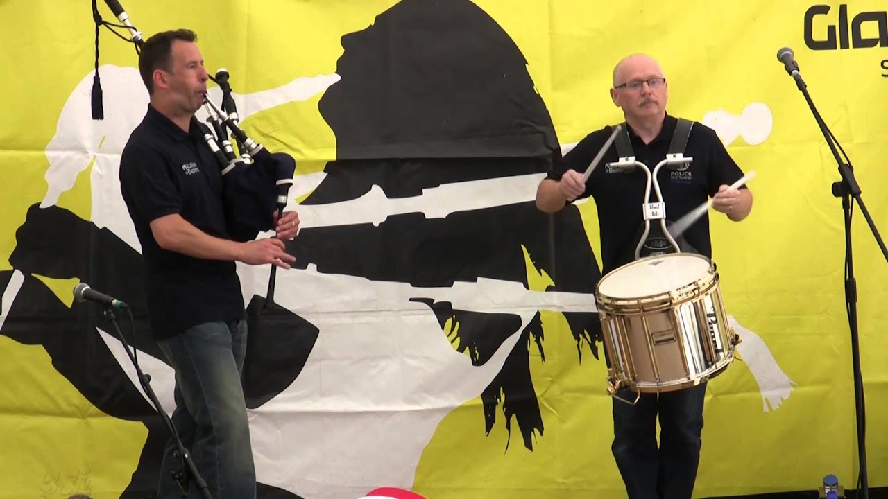 Pipe-Major Duncan Nicholson & Leading-Drummer Eric Ward: Glasgow Police ...