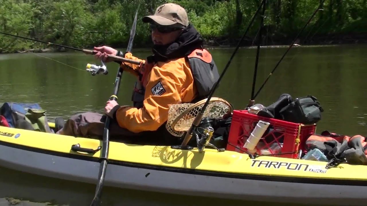 Kayak Fishing - Wilderness Systems Tarpon 120 Ultralight - YouTube