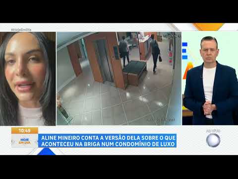Aline Mineiro conta a sua versão sobre confusão num condomínio de luxo em São Paulo