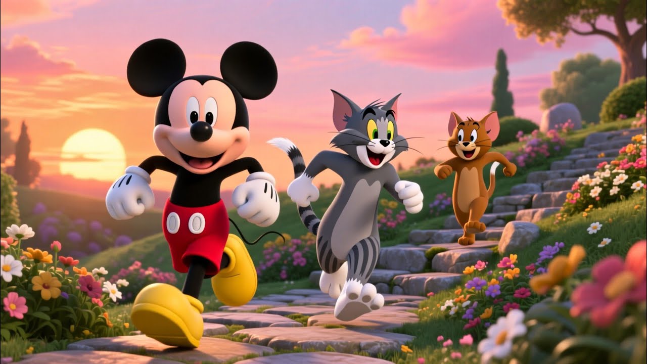 Mickey Mouse & Tom and Jerry 🐭🐱 | Fun Cartoon Adventure for Kids 🎉 ...