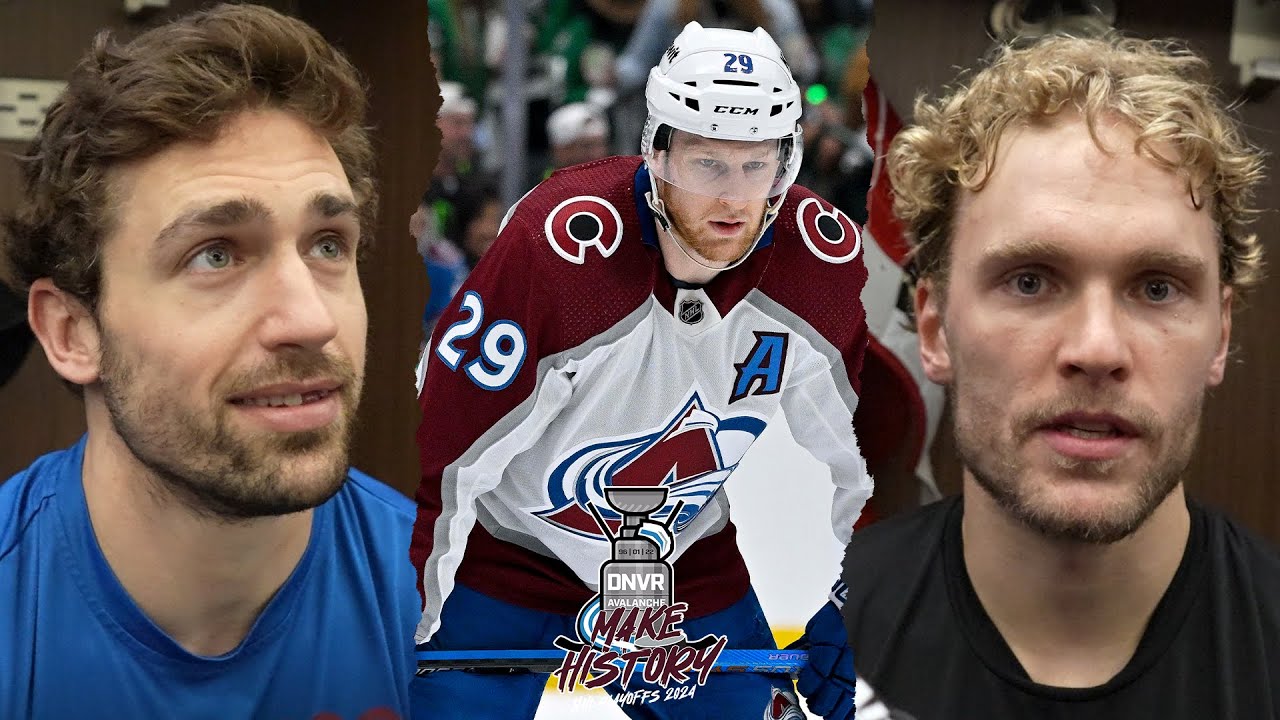 Avs Players on How Team Stays Focused When Down in Playoffs & More ...