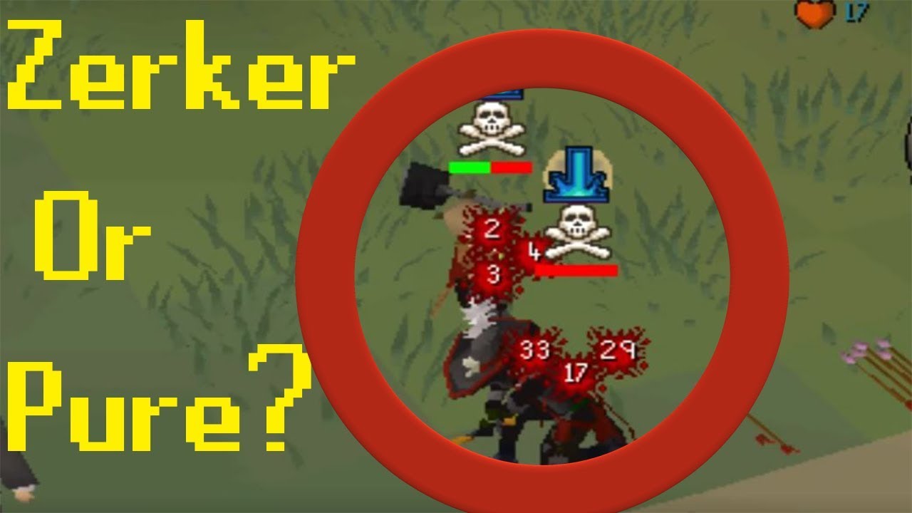 PKing On My Zerker...But Im Dressed As A Pure (OSRS) - YouTube