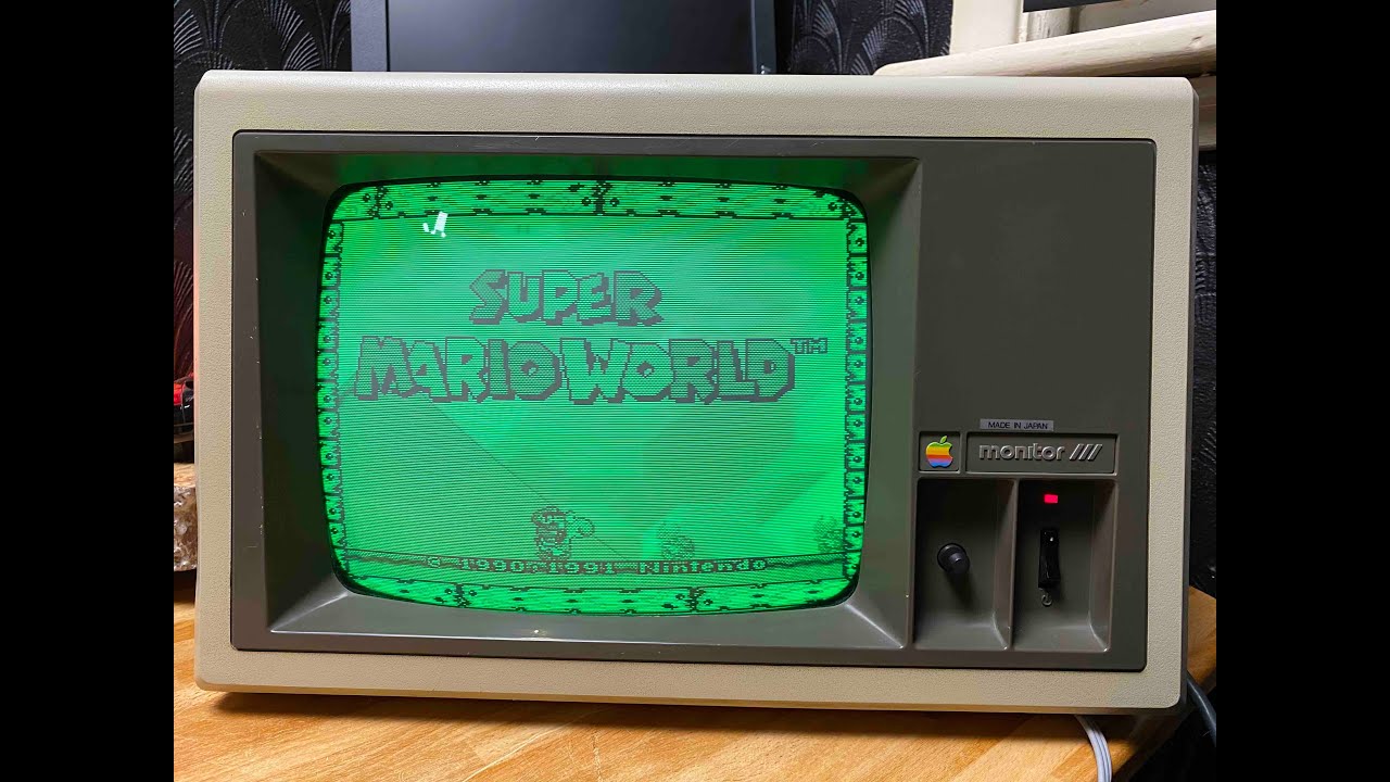 Apple iii CRT Monitor 1980 - YouTube