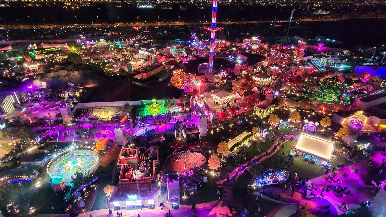 The magical park of Wonder Garden. Riyadh Season 2023/2024 - YouTube