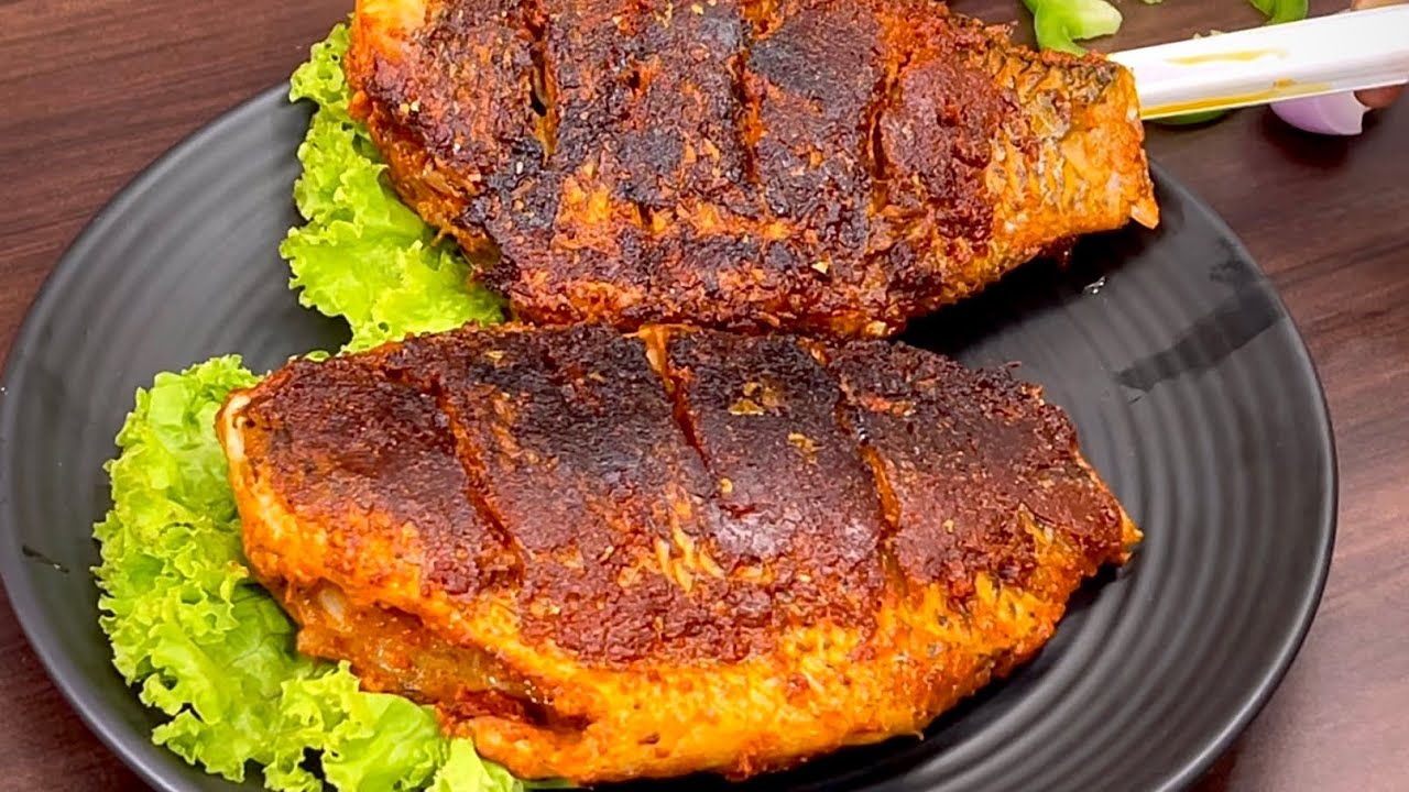 Tilapia Fish Fry | Crispy Tawa Fish Fry | Tilapia Fish Fry | Spicy ...