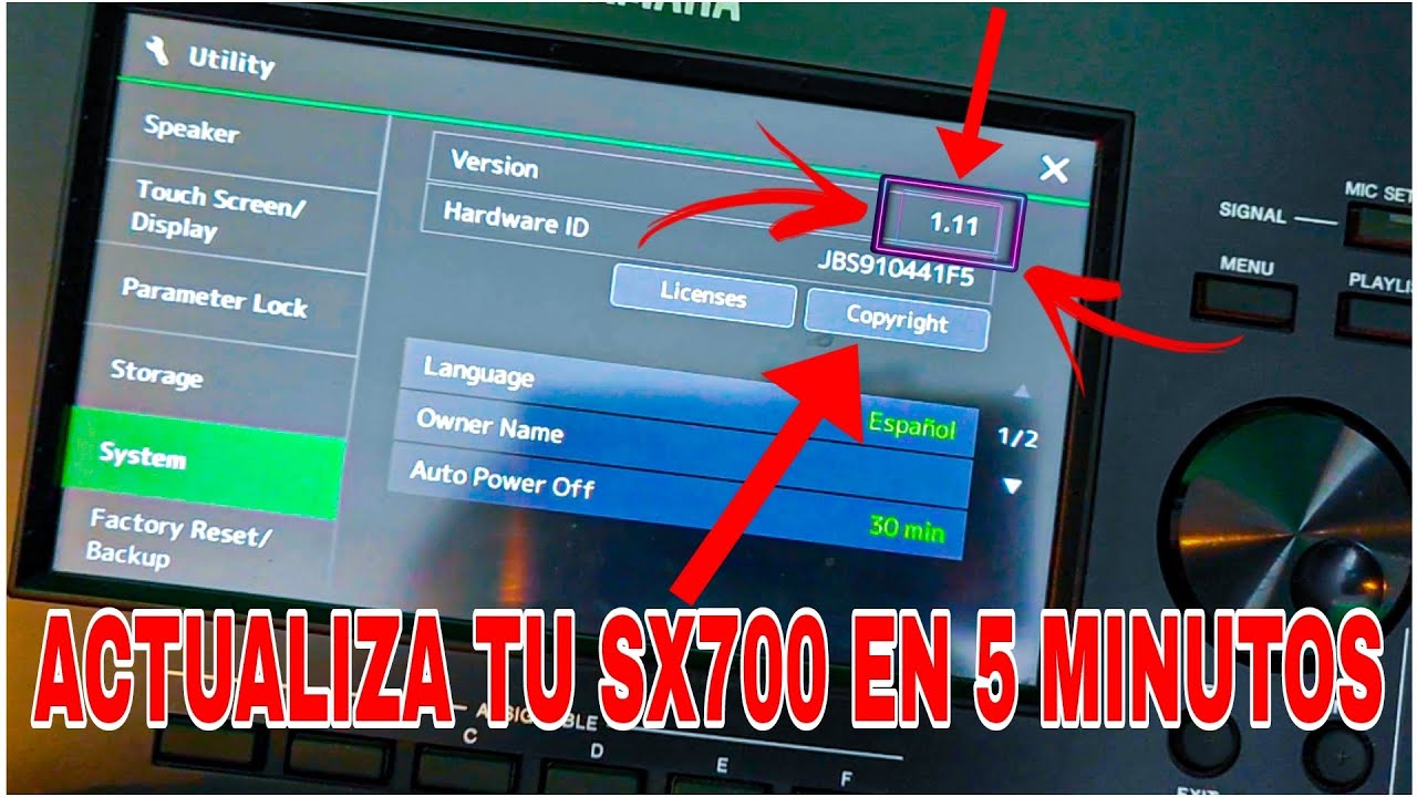 ACTUALIZA TU SX700 EN 5 MINUTOS V1.11 2023 - YouTube