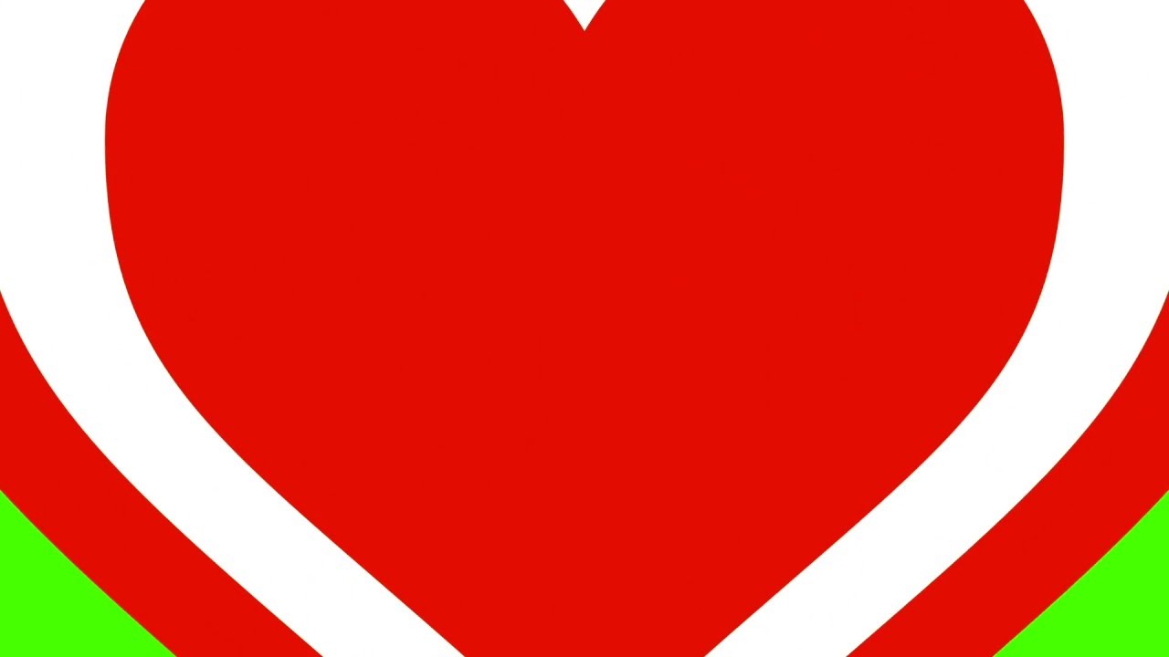 Free Green Screen Heart Transitions - YouTube