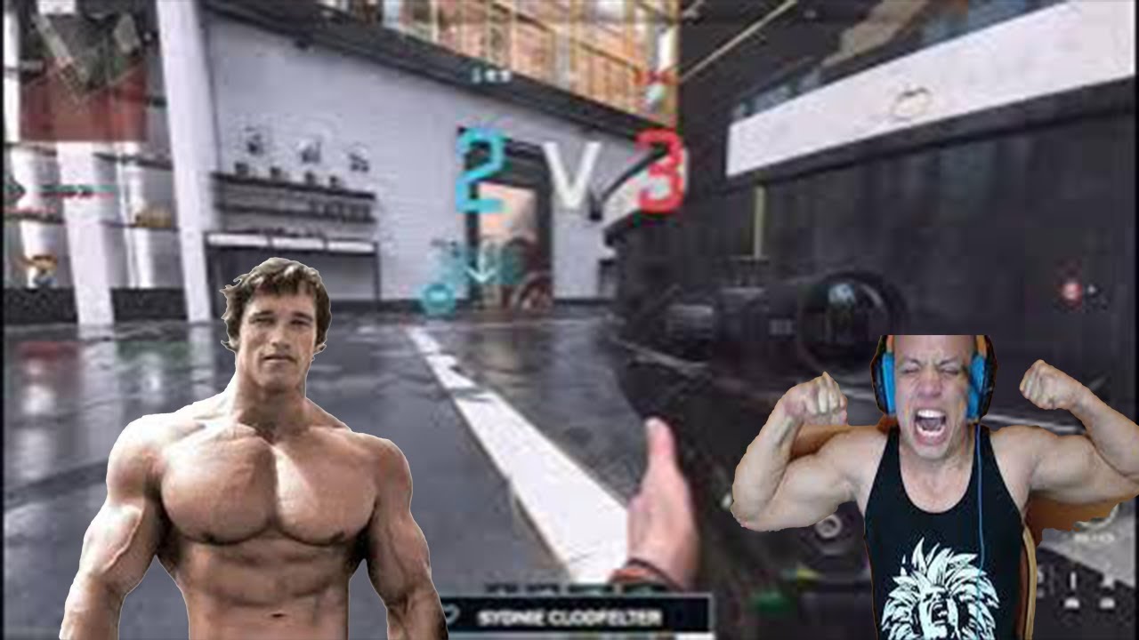 big brollic men playing cod - YouTube