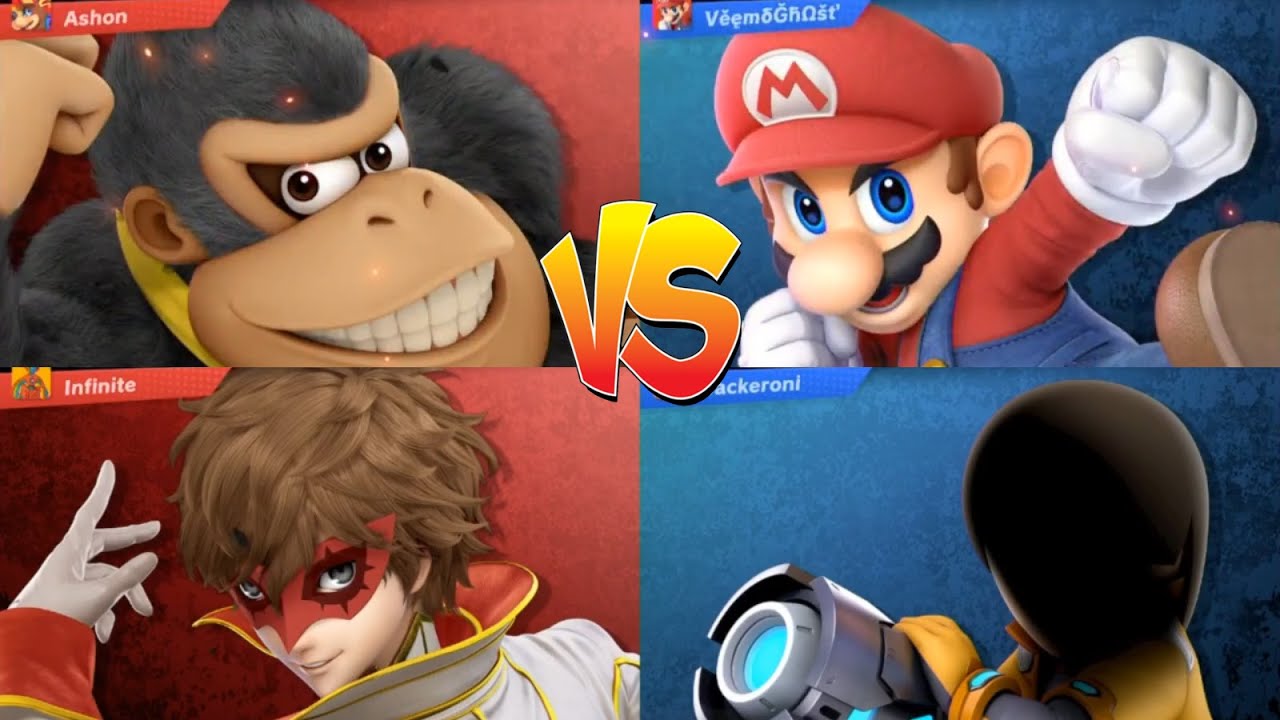 Smash Ultimate Tournament DK (Ashon) vs Mario (JoeySpa) and Sans ...