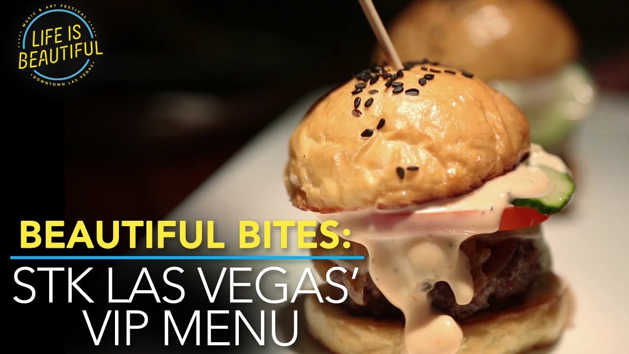 Beautiful Bites: STK Las Vegas' VIP Menu - YouTube
