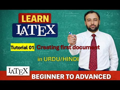 LaTeX Learning | Mastering LaTeX from the scratch |Tutorial 01 | 1st ...