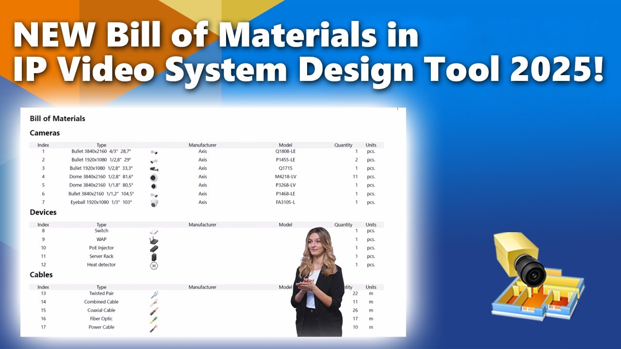 The NEW Bill of Materials Tab in IP Video System Design Tool 2025! - YouTube