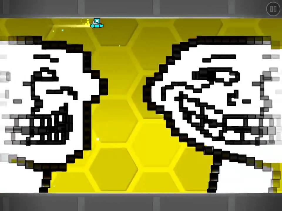 Geometry Dash: Troll Face LOL - YouTube