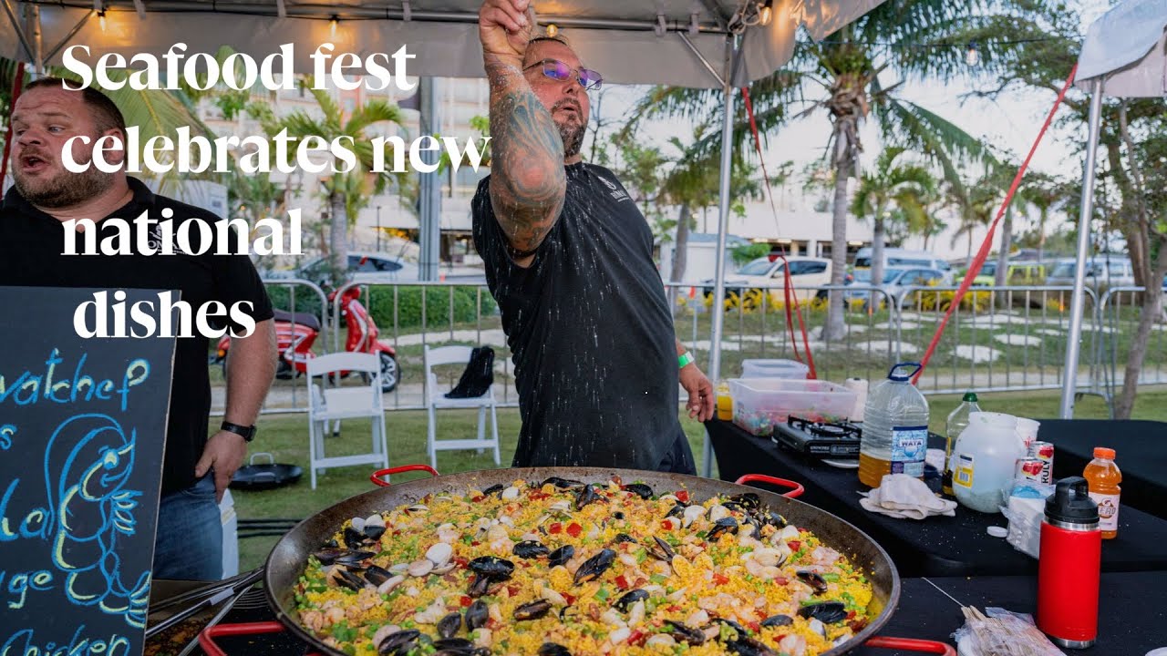 Seafood fest celebrates new national dishes - YouTube