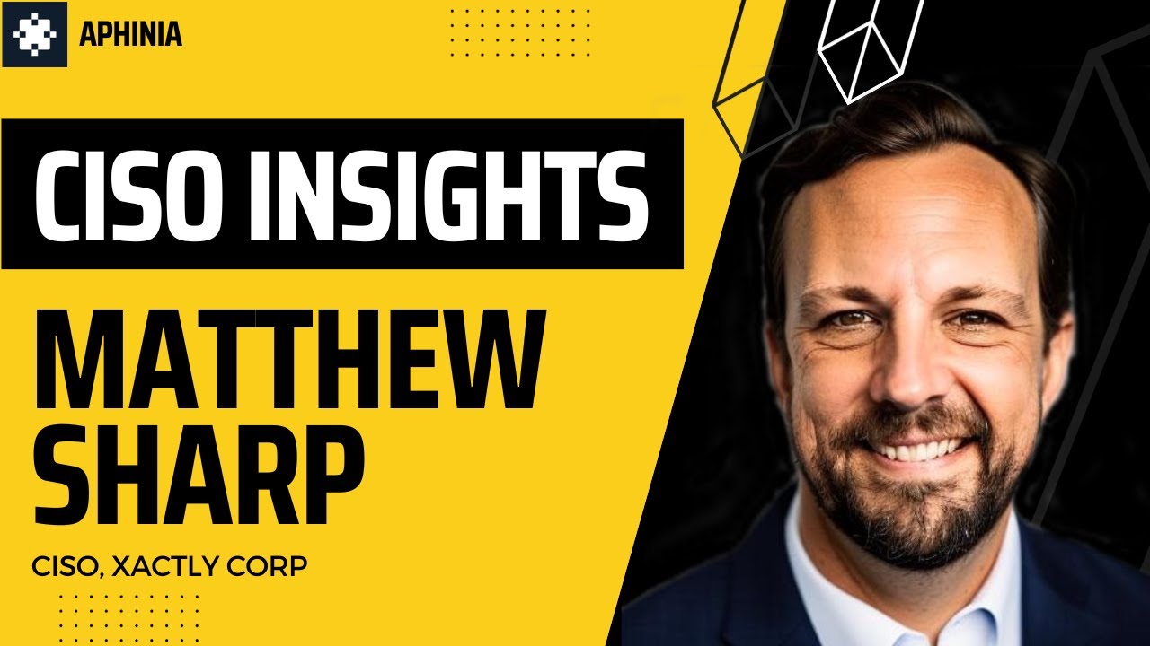 Matthew Sharp - CISO - Xactly Corp - YouTube