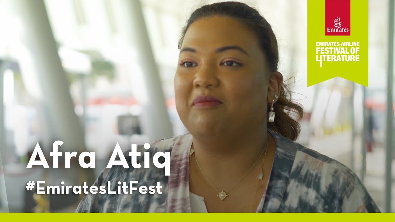 Afra Atiq at #EmiratesLitFest 2021 - YouTube