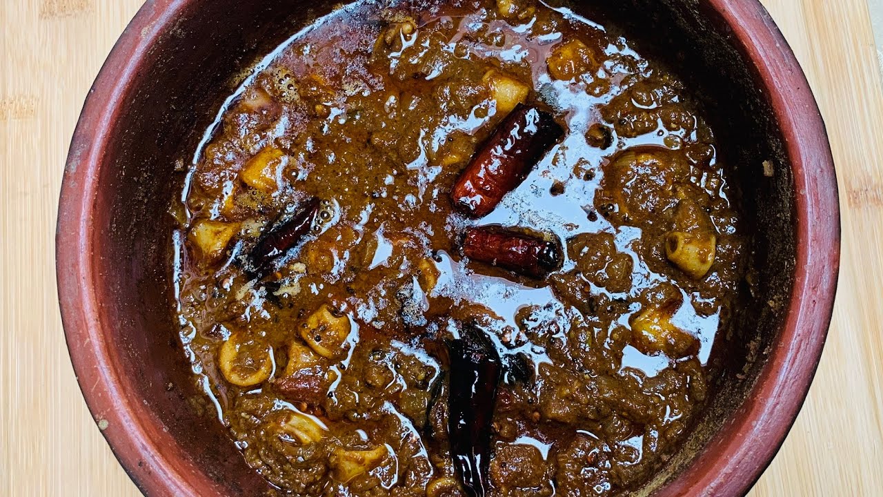 Kanava curry | Squid Curry | Koonthal curry | കണവ കറി | Kanava masala ...