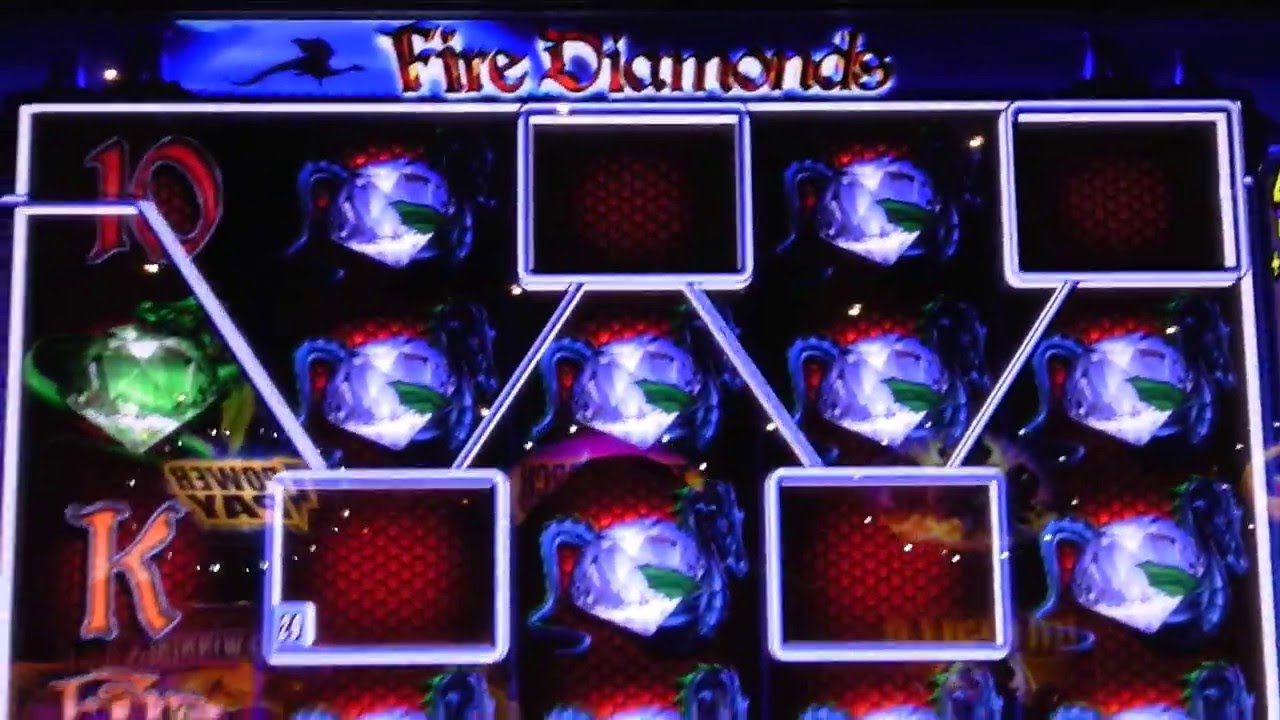Fire Diamonds Slot win - New-York New-York Las Vegas - YouTube