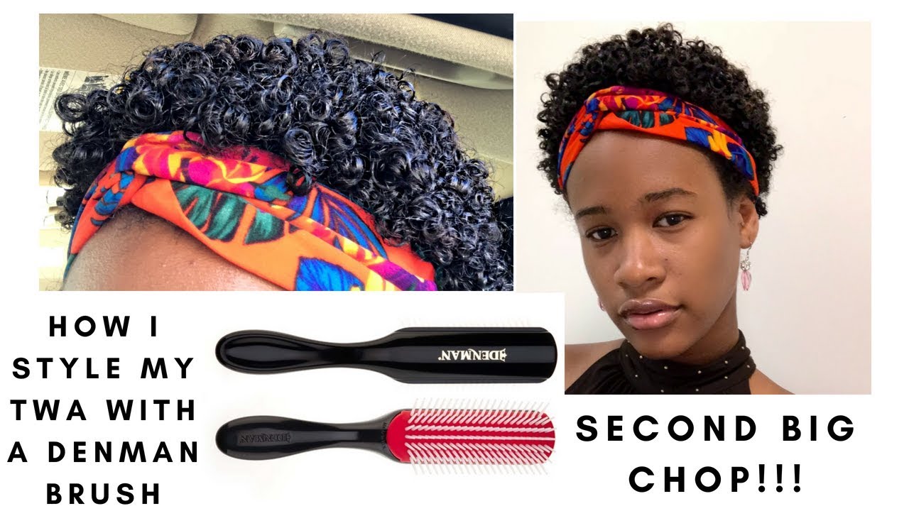 Defined and Juicy TWA | UPDATED Styling routine | WHAT I use a DENMAN ...