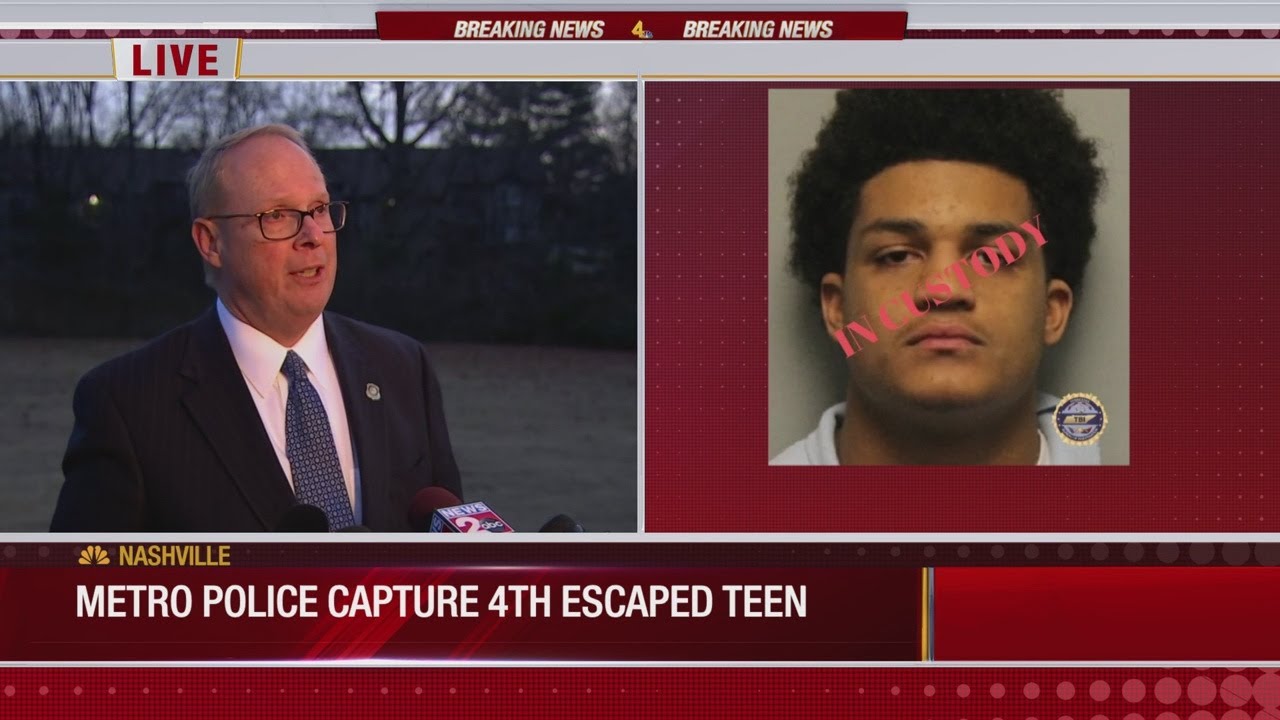 Metro Police Hold Press Conference Discussing Arrest of Final Escaped ...
