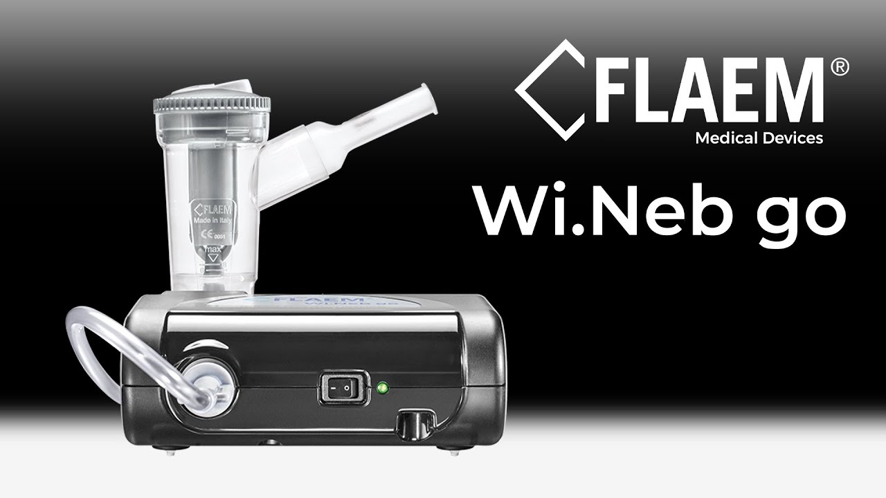 Inhalator Flaem Wi.Neb go z nebulizatorem RF7 Dual Speed Plus - YouTube