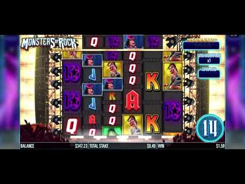 Huge win on Monsters of Rock Megaways! New game on Televega. - YouTube