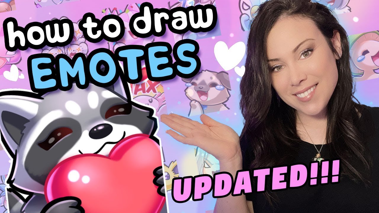 How To Draw Twitch EMOTES on Your IPAD using PROCREATE! | Full Tutorial ...
