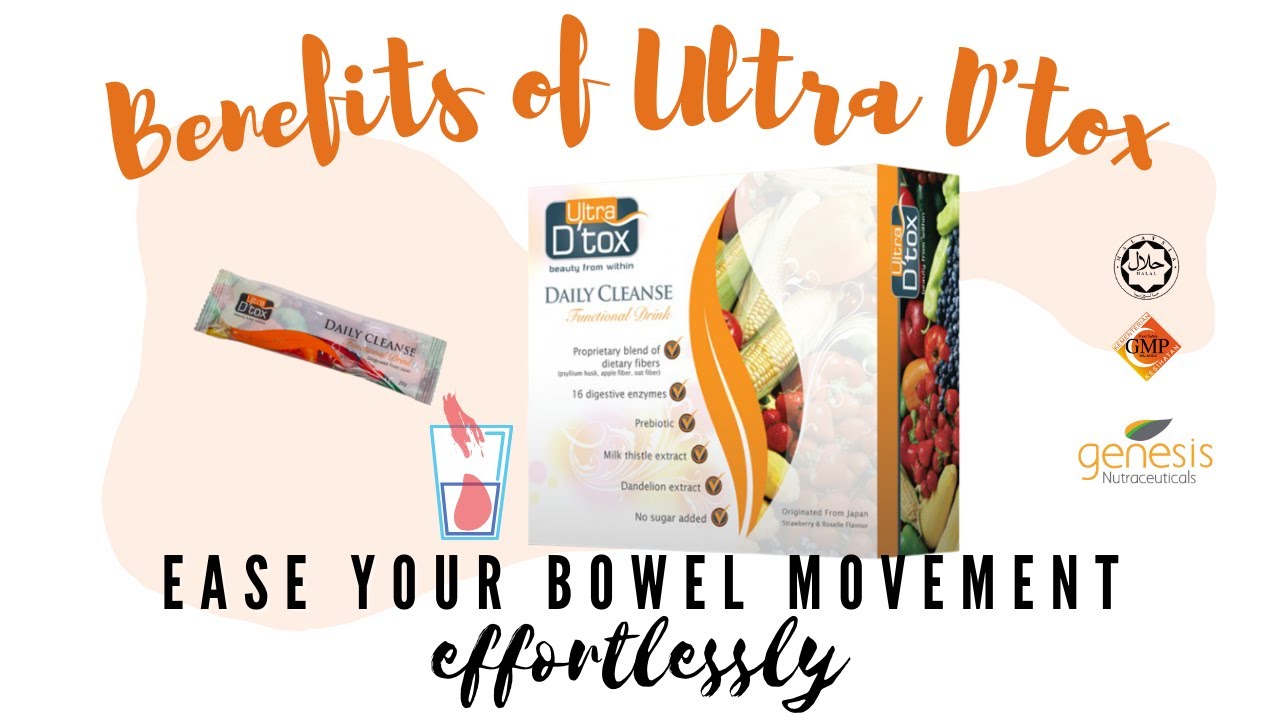 Benefits of Ultra D'tox | Detox Drink | Genesis Functional Fiber Drink ...