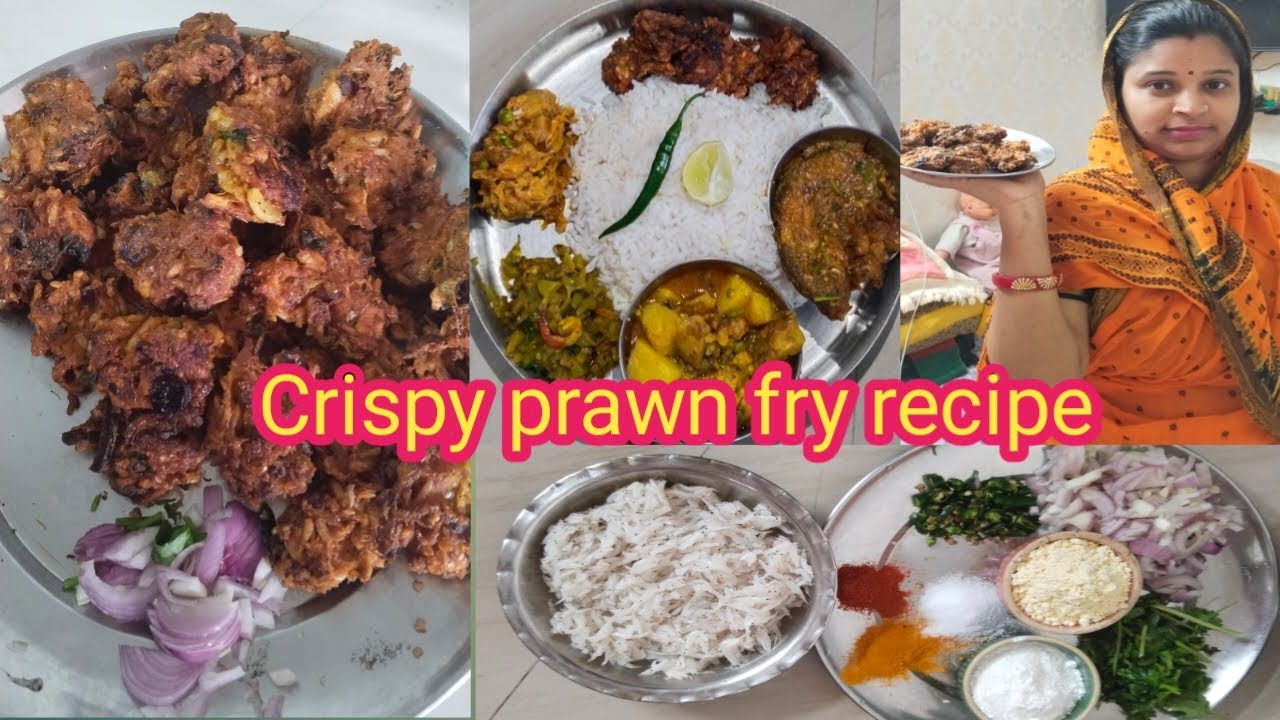 Crispy prawn fry recipe ।।How to fry crispy prawn at home ।। Kucho ...