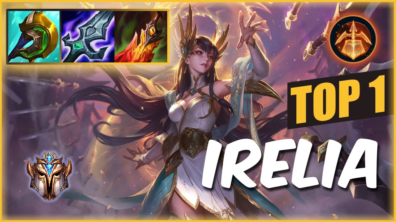 [Wild Rift] IRELIA TOP 1 - S9 Challenger ranked game + build - YouTube