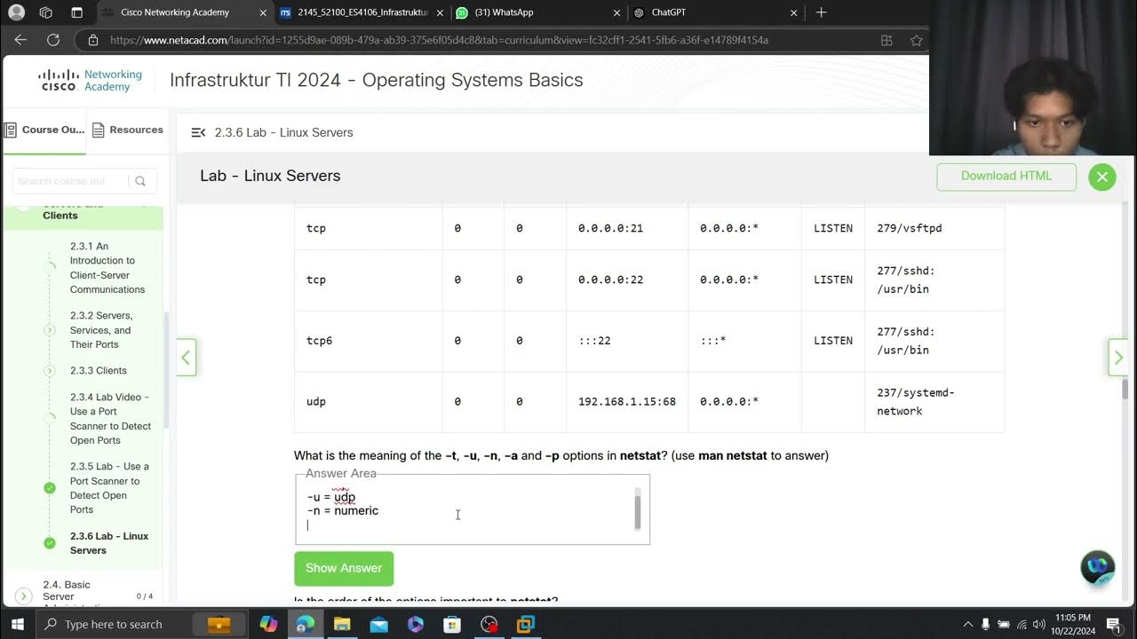 2.3.6 Lab - Linux Servers - YouTube