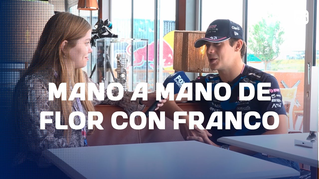 FRANCO COLAPINTO MANO A MANO CON FLOR ANDERSEN EN ZANDVOORT - YouTube