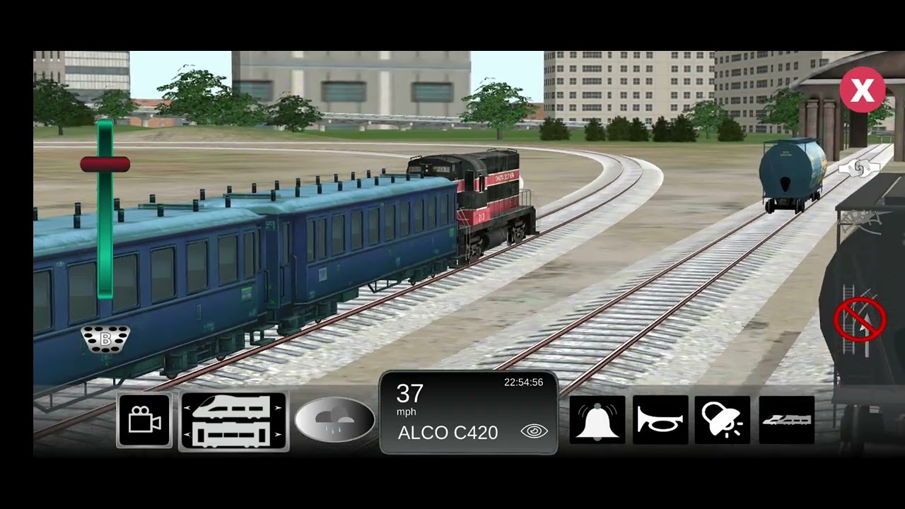 Rail train simulator game | mall train simulator gameplay 2023 | cargo ...