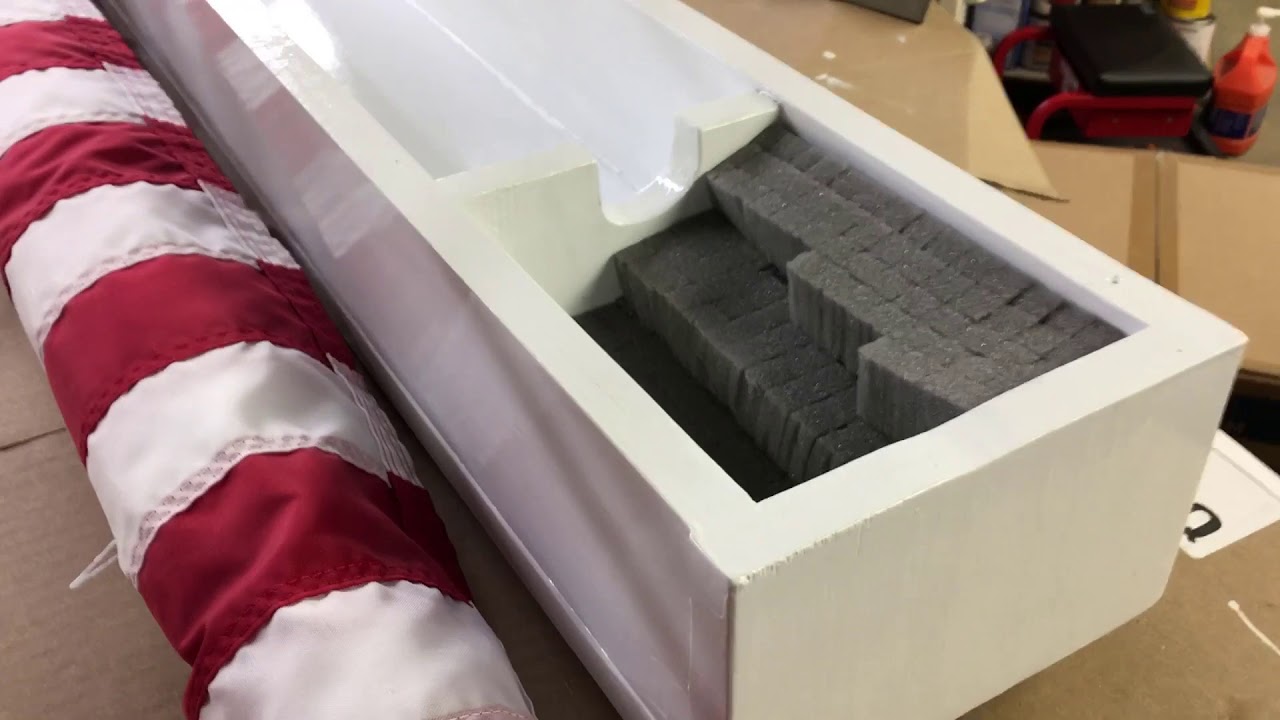 Ceremonial American Flag storage case build - YouTube