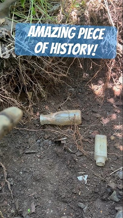 Rare Old Bottle Found - Bottle Dump Digging - YouTube